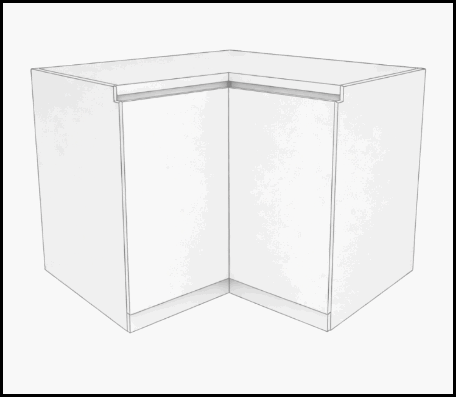 36in Right Easy-Reach Corner Base Cabinet - AKC